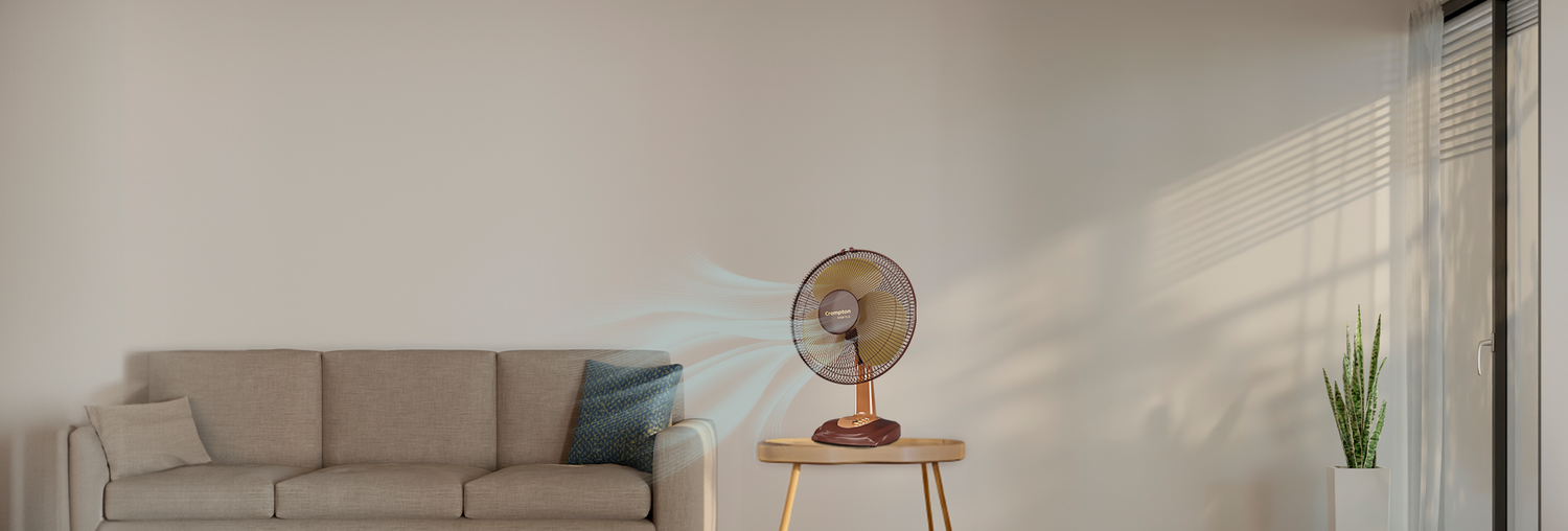 Ceiling Fan Vs Table Fan: What’s the Difference? | Crompton
