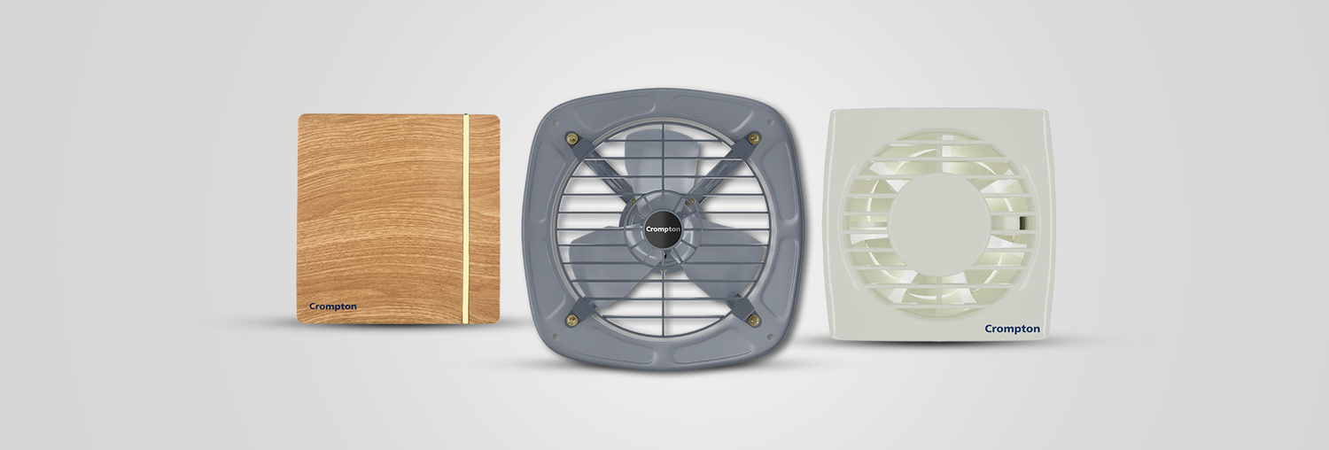 6 Types of Exhaust Fans: How to Choose the Right One? | Crompton