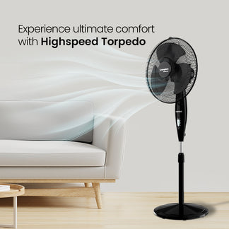 Crompton Torpedo HS PF Pedestal Fan: Shop Crompton Torpedo HS PF ...