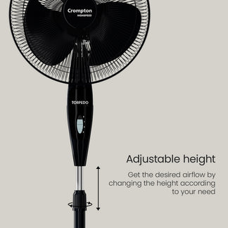 Crompton Torpedo HS PF Pedestal Fan: Shop Crompton Torpedo HS PF ...