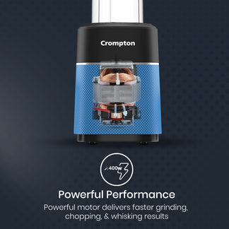 Shop Crompton Ameo Fresh Nutri Blender Black & Blue Mixer Grinder and ...